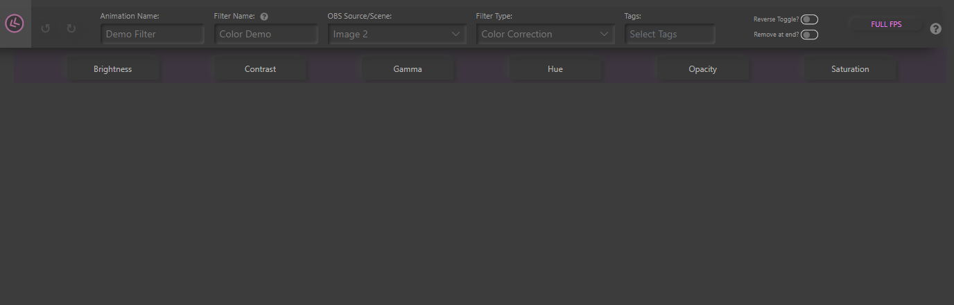 Create Filter Animation – Stream Animate