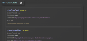 Optional: OBS Filter Plugins – Stream Animate