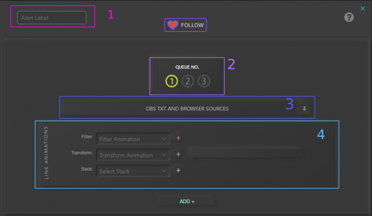 Follow Alert – Stream Animate